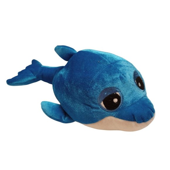 B.J. Toys | Toys | Bj Toy Bluewhite Dolphin 2 Plush Toy | Poshmark